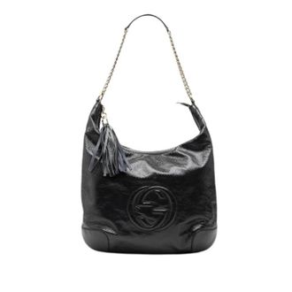 Gucci Sac bandouli&egrave;re Soho Pre-owned - Femme - Pre-owned - Noir - Taille: ONE Size