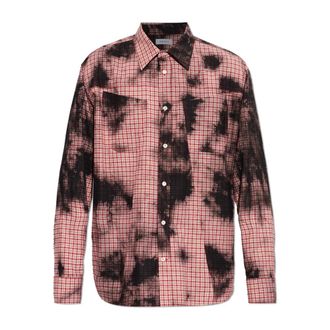 Alexander McQueen Hemd mit Vintage-Effekt - - Shirts - Herren - Rot - M
