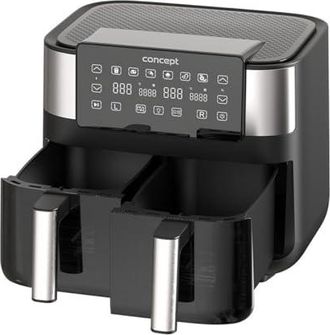 Concept FR8000 Luftfritteuse, Schwarz, Silber, 2850 W, 8 l, Marke: Concept - EAN: 8595631069110