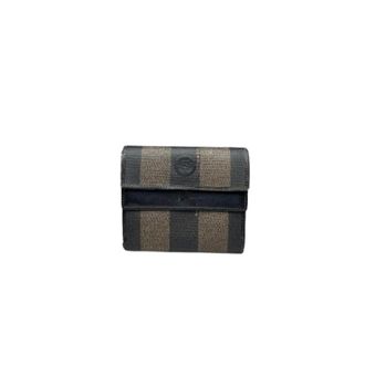 Fendi Portefeuille Vintage Pre-owned - Homme - Pre-owned - Noir - Taille: ONE Size