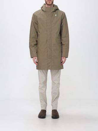 K-Way Parka longueur genou en tissu technique avec capuche rembourr&eacute;e