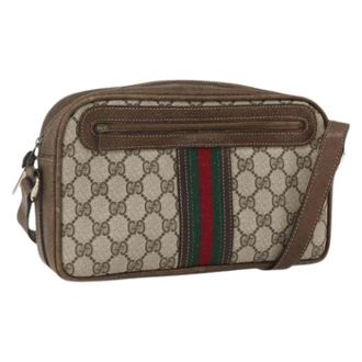 Gucci Sac bandouli&egrave;re en plastique Pre-owned - Femme - Pre-owned - Beige - Taille: ONE Size