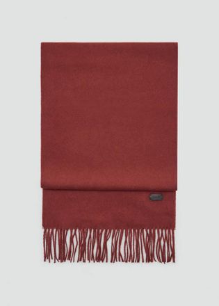 Mango &Eacute;charpe unie &agrave; franges rouge-orang&eacute; - Homme - Taille unique - MANGO MAN