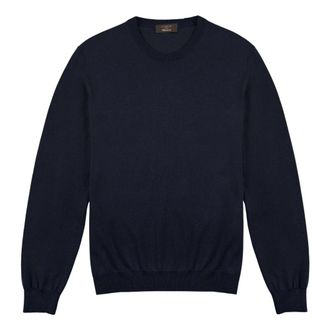 Zanone Giro Rundhals Strickware - - Knitwear - Herren - Blau - XL