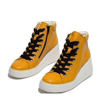 FLY London Femme Dice468fly Bottine, Mustard Offwhite Sole, 36 EU