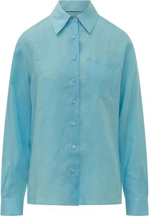 Sundek Femme, Blouses et Chemises, Bleu, Taille: 40 FR Regulart Shirt