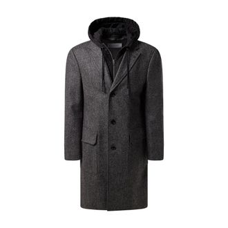 Baldessarini B0 18740.1100 BLD-Collo-P Wollmantel mit Kapuze - - Coats - Herren - Schwarzk - L