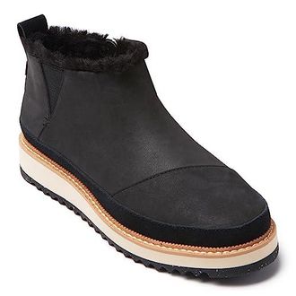 Toms Women_Boot_Water Resistant Black Oiled Nubuck/Sued, Bottes de randonn&eacute;e pour femme, Water Resistant Blac, 38 EU