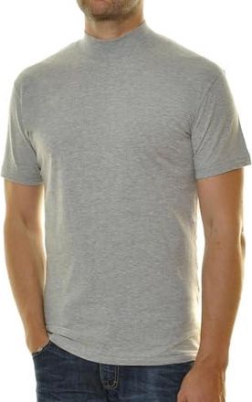 Ragman Ragman - T-shirt - Mao - Manches Courtes - pour Homme Gris M&eacute;lange gris-012 50