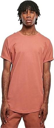 Urban Classics T-Shirt Long pour Homme, Coupe Longue, Disponible dans de Nombreuses Couleurs, Tailles XS à 5XL, Terracotta, S