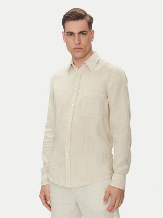 HUGO BOSS Hemd 50537381 Beige Regular Fit