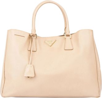 Prada Crossbody Bags - Prada Beige Saffiano Leather Galleria Handbag - Gr. unisize - in Beige - für Damen