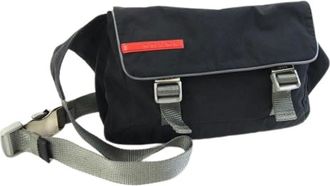 Prada unisex, Pre-owned, Noir, Taille: ONE Size Sac Banane Vintage Pre-owned