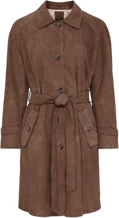 Notyz Dublin Trenchcoat - - Coats - Damen - Braun - 3XL