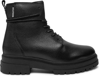 Tommy Hilfiger Stiefel Tommy Hilfiger Th Chunky Tl Lace Up Boot FM0FM05270 Schwarz