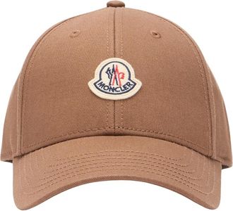Moncler Femme, Accessoires, Brun, Taille: ONE Size Casquette de baseball en gabardine