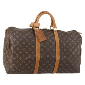 Louis Vuitton unisex, Pre-owned, Brun, Taille: ONE Size Sac Week-end en Toile Pre-owned