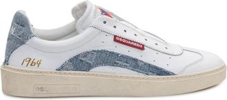 Dsquared2 Homme, Chaussures, Blanc, Taille: 42 EU Rider Baskets