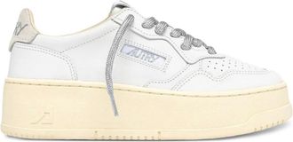 Autry Femme, Chaussures, Blanc, Taille: 39 EU Flat Chaussures