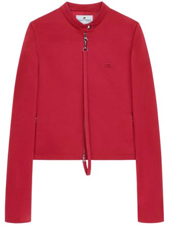 Courrèges veste à détails de clous - Rouge