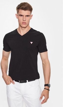 Guess T-Shirt M2YI32 J1314 Schwarz Slim Fit