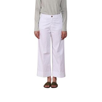 Mason's New York Studio Cropped Chino Pant - - Trousers - Damen - Wei&szlig; - S