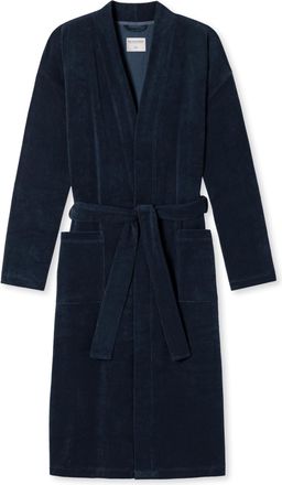 Schiesser Bademantel lang Feather Terry