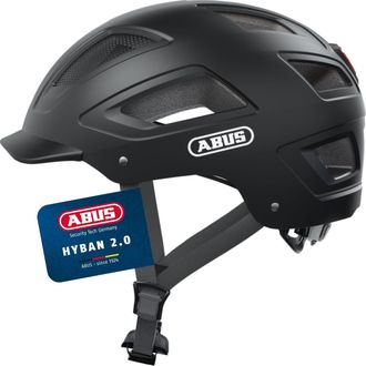 ABUS 86900 Fahrradhelm, Schwarz (Velvet Black), L (56-61 cm)