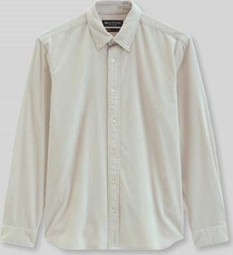 Marc O'Polo Regular Fit Freizeithemd aus Baumwolle mit Cordstruktur