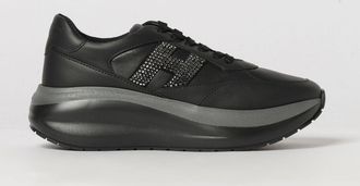 Hogan Maxi I Active Leder-Sneaker mit Strass-H-Logo und Chunky-Sohle