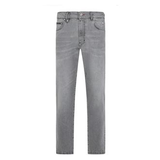 Philipp Plein Herren, Jeans, Grau, W32Gr&ouml;&szlig;e