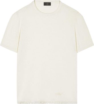 Alanui t-shirt en lin - Tons neutres