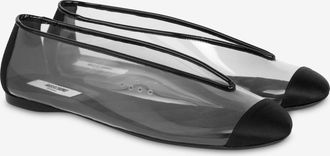 Moschino Danseurs en PVC - Noir;Transparent