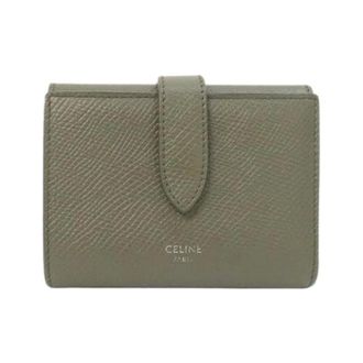 Celine Pre-owned Fine Strap Calf Wallet - - Pre-owned - Damen - Gr&uuml;n - ONE SIZE