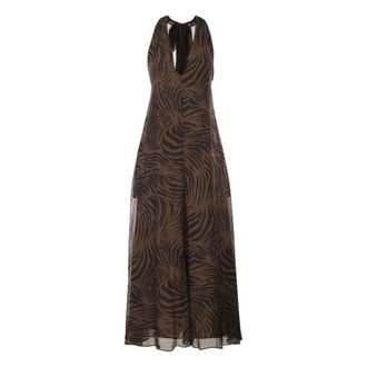 Max Mara Femme, Robes, Brun, Taille: 38 FR Maxi Robes