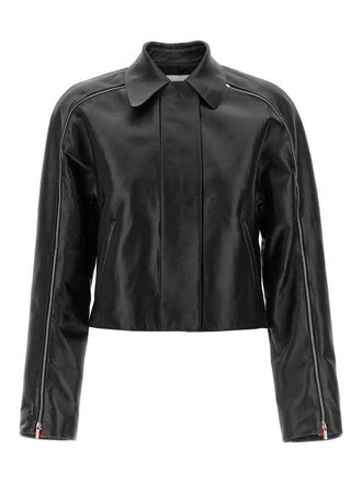 Ferragamo Blouson En Cuir - Noir