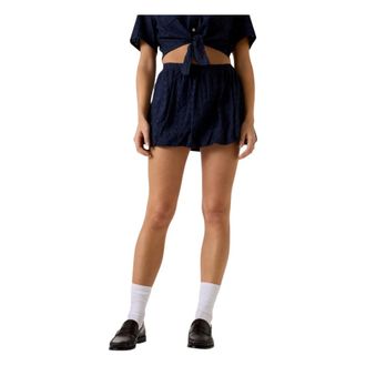 Guess Femme, Jupes, Bleu, Taille: 42 FR Mini-jupe Bubble