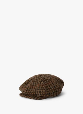 Polo Ralph Lauren Beret &agrave; carreaux en laine m&eacute;lang&eacute;e