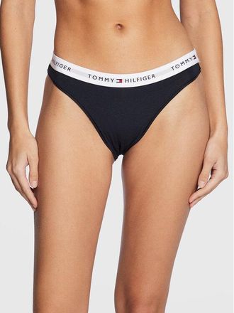 Tommy Hilfiger Klassischer Damenslip UW0UW03836 Dunkelblau