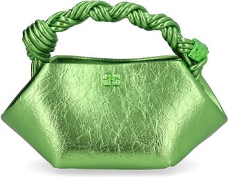 Ganni Womens Mini Bou Bag Green Handbags Hand
