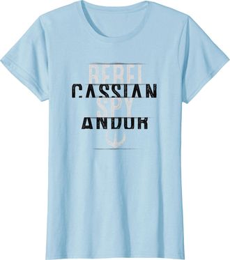 Star Wars Andor Cassian Andor Rebel Spy Text Logo T-Shirt