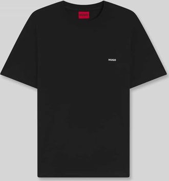 HUGO BOSS Relaxed Fit T-Shirt mit R&uuml;ckenprint