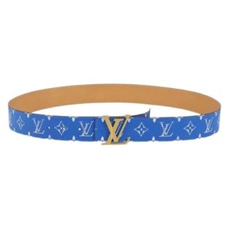 Louis Vuitton Pre-owned Vintage Monogram Belt - - Pre-owned - Damen - Blau - ONE SIZE