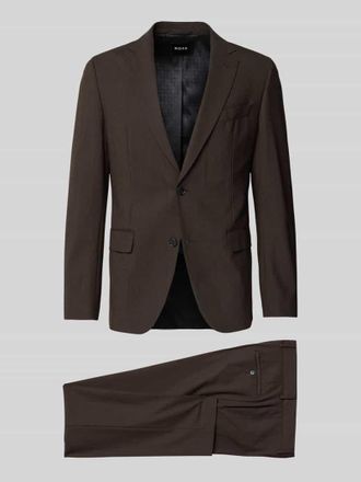 HUGO BOSS Slim Fit Anzug mit Schurwoll-Anteil Modell HUGE