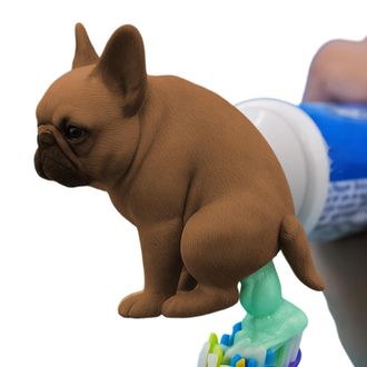 Generico Zahnpasta-Deckel f&uuml;r Tiere, leicht zu quetschen, 3D-Druck, 5 x 5 x 4 cm, Neuheit f&uuml;r Katzen, Hunde und K&uuml;he, lustiges Badaccessoire f&uuml;r Kinder, Jugend