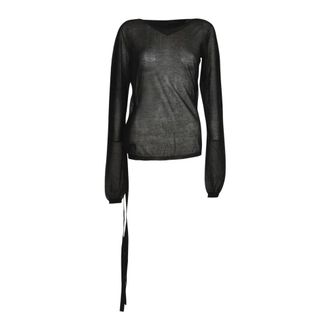 Ann Demeulemeester Long Sleeve Top - - Tops - Damen - Schwarzk - L