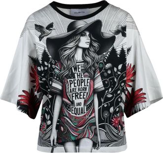 Custo Barcelona Femme, Tops, Multicolore, Taille: 38 FR Custo Barcelona tshirt