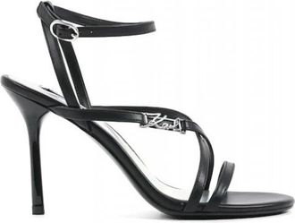 Karl Lagerfeld Femme, Chaussures, Noir, Taille: 39 EU Sandales Sarabande