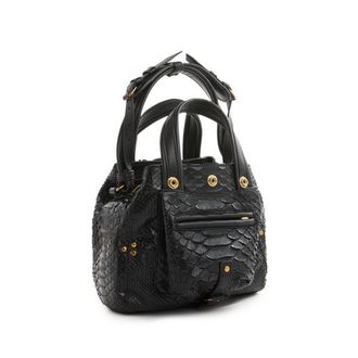 Jerome Dreyfuss Sac &agrave; main Billy Nano en cuir de python