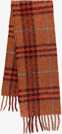 Burberry Wool blend and alpaca boucl&eacute; scarf - BURBERRY - gender_Woman